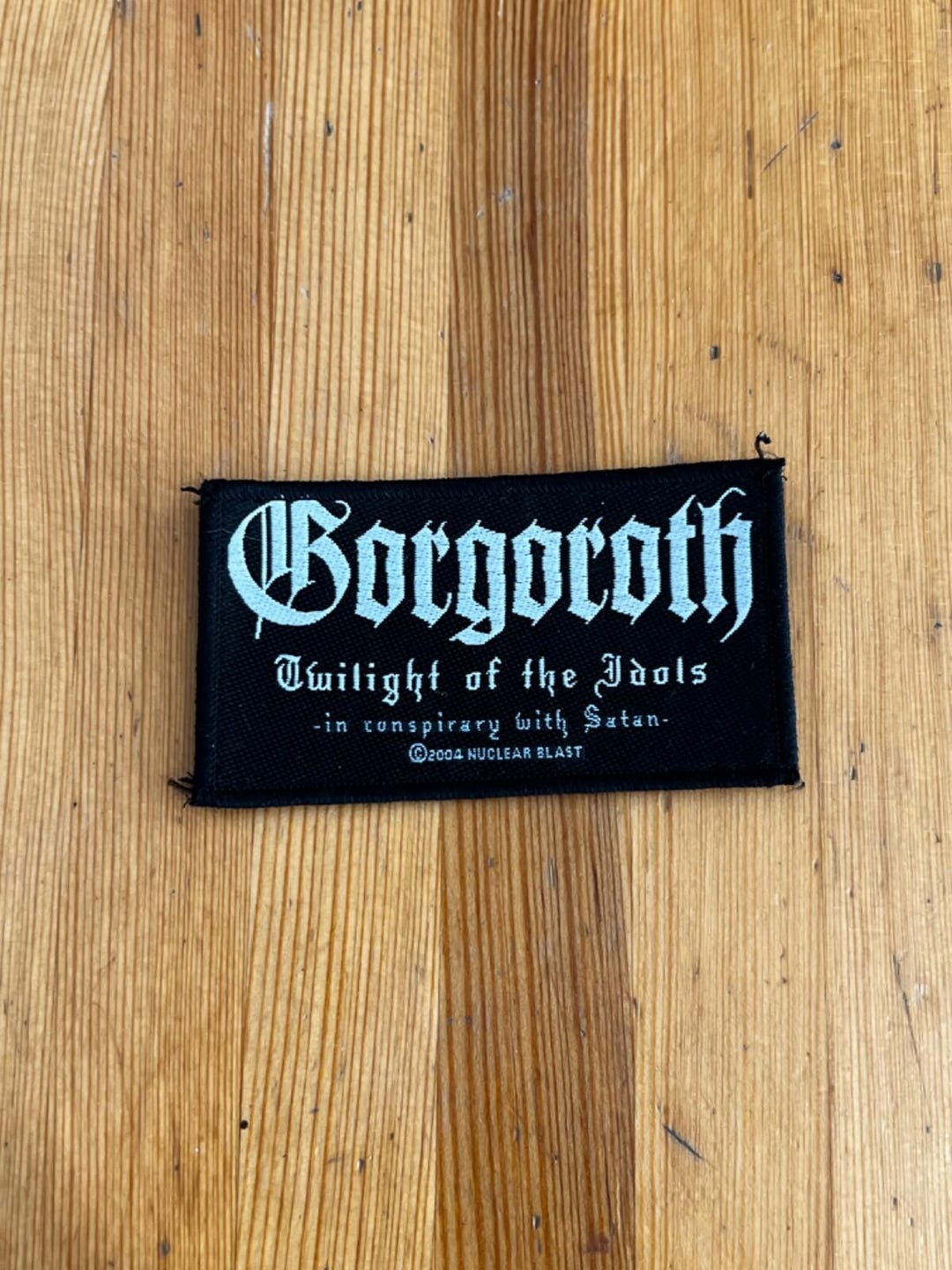 Vintage 00s Gorgoroth Black Metal Band Small Patch Memorabilia New - Etsy