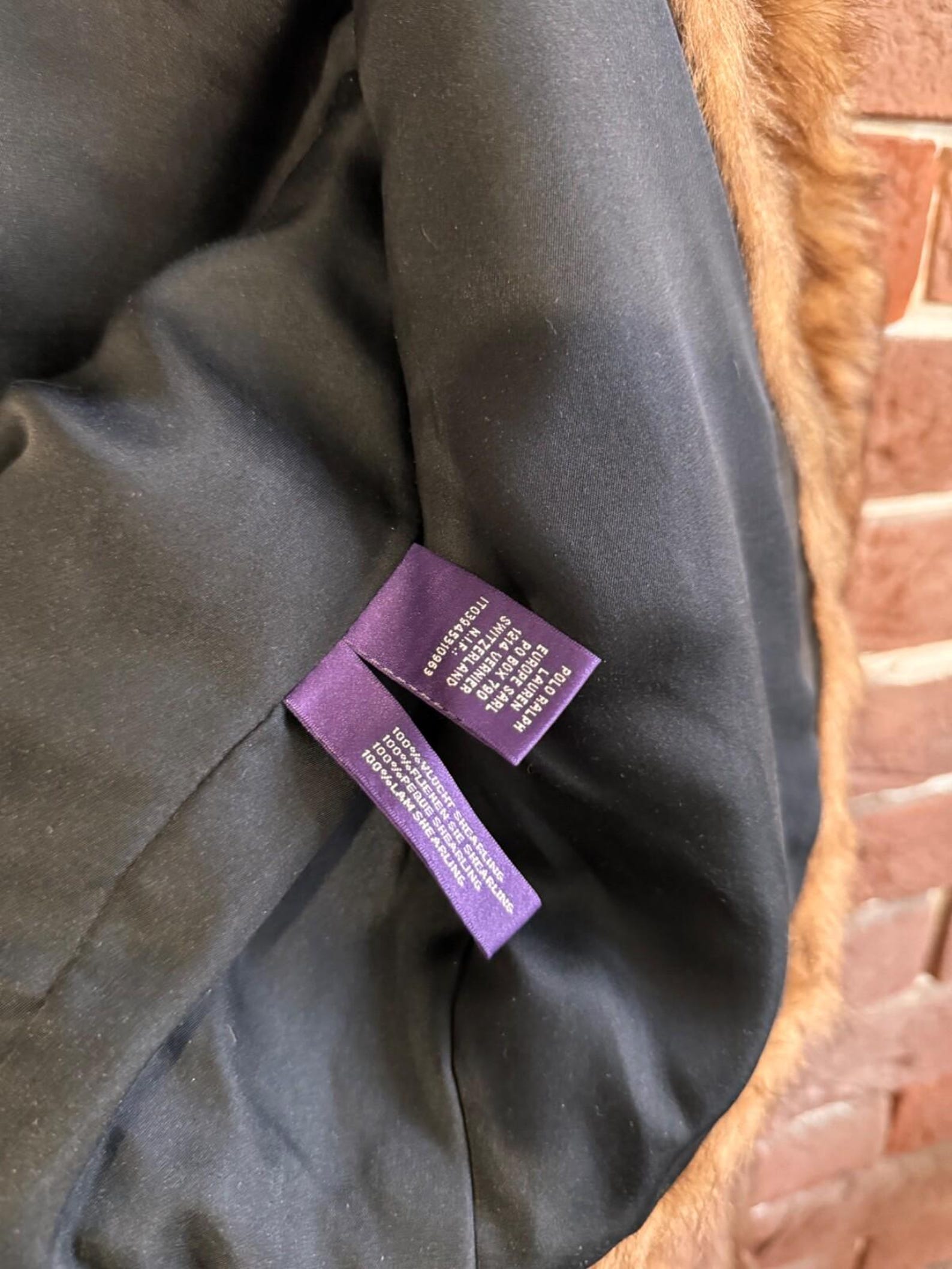 Ralph Lauren Purple Label Lamb Shearling Women’s Jacket XL Brown - Etsy