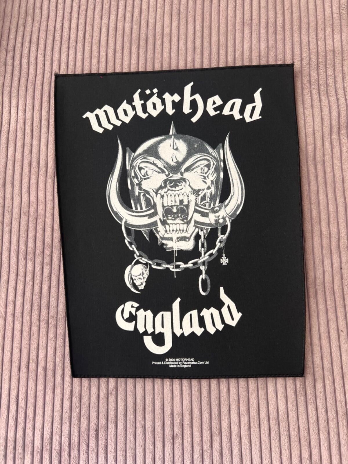 Vintage 00s Motorhead England Metal Back Patch New Memorabilia - Etsy