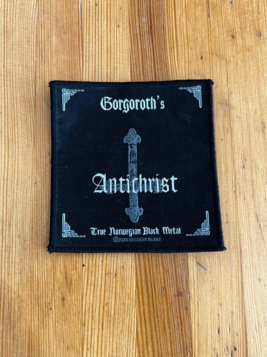 Vintage 00s Gorgoroth Antichrist Black Metal Band Small Patch ...