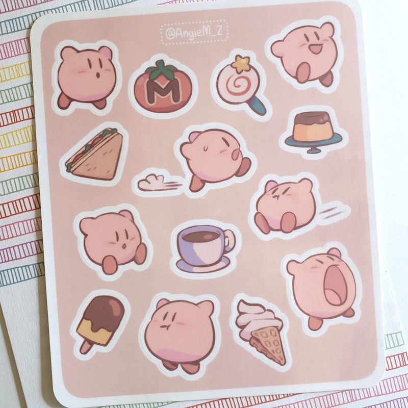Kirby Sticker - Etsy