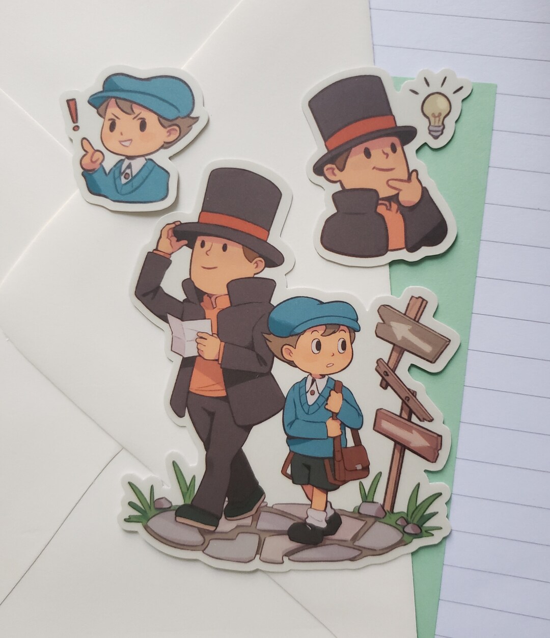 Layton and Luke Die Cut Sticker / Sticker Set - Etsy