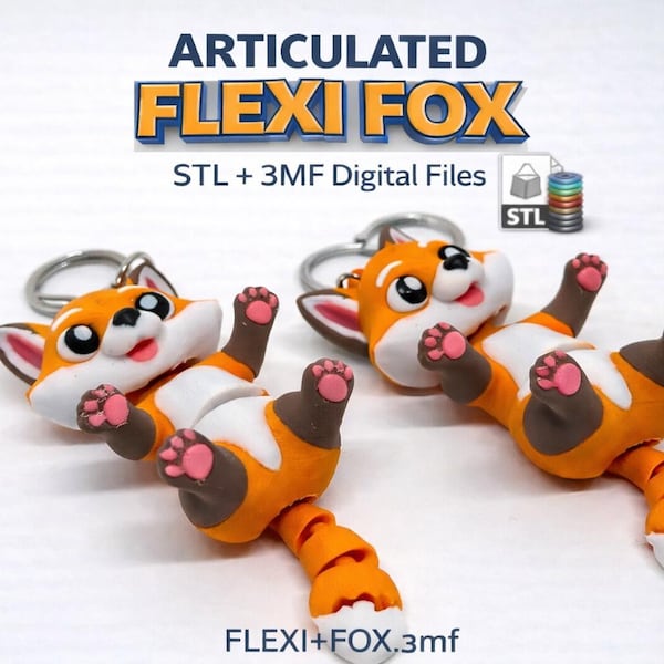 Fox 3d Print Files - Etsy