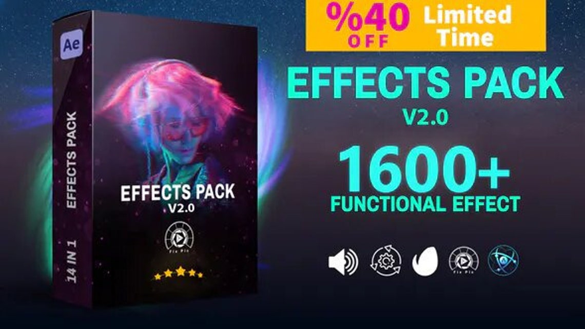 Effects Pack V2.0 Transitions effects footages and Presets - Etsy