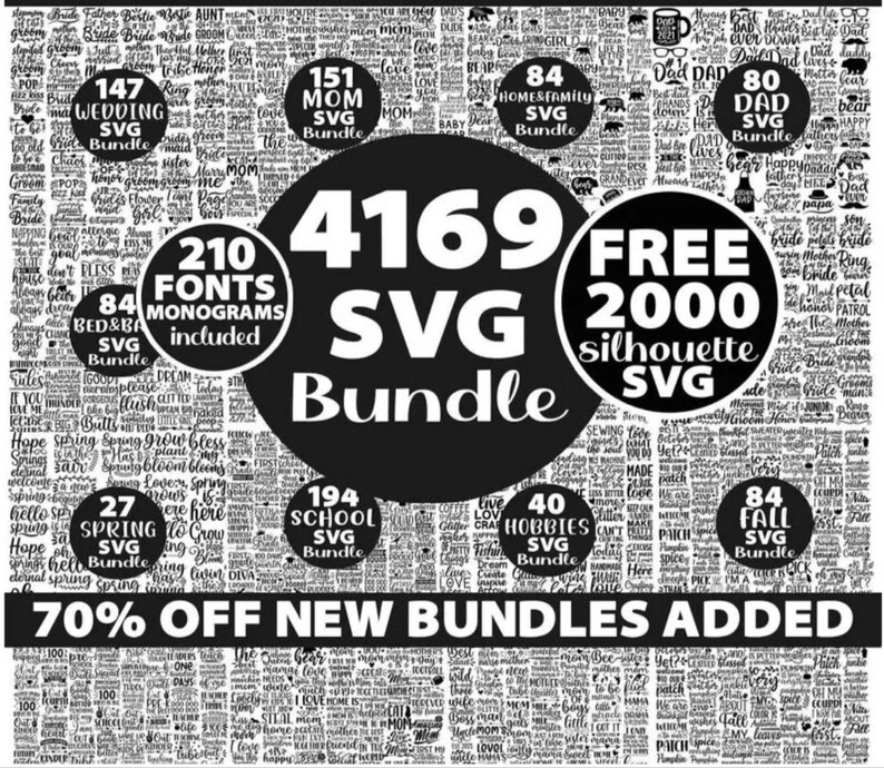 SVG Bundle Designs for Cricut - Etsy