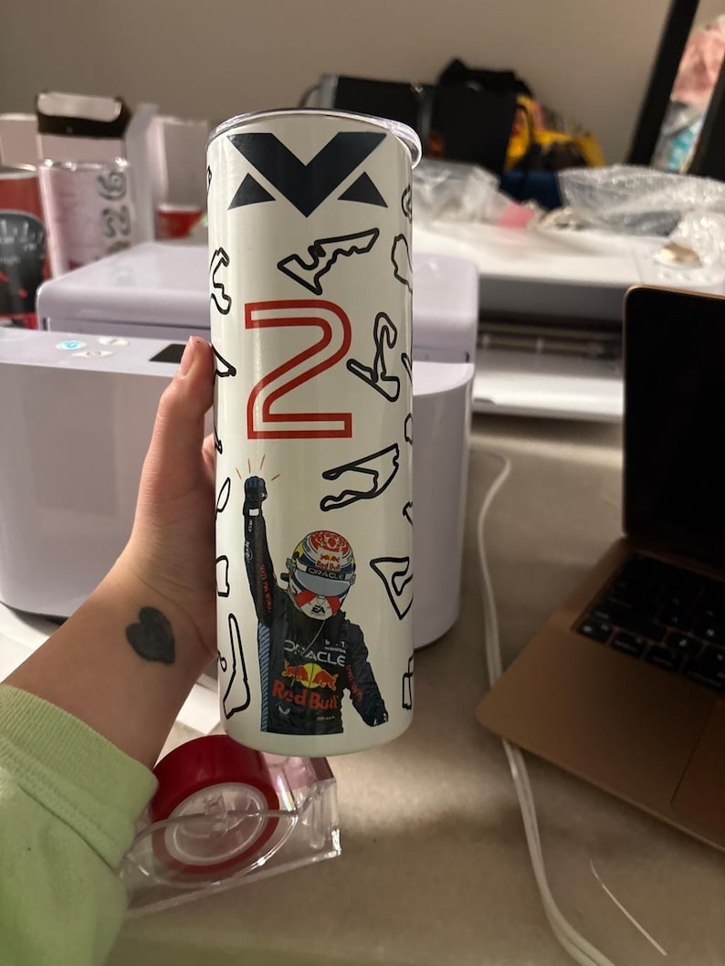 Formula 1 Race Tumbler Wrap Formula One 20 Oz Skinny Tumbler ...