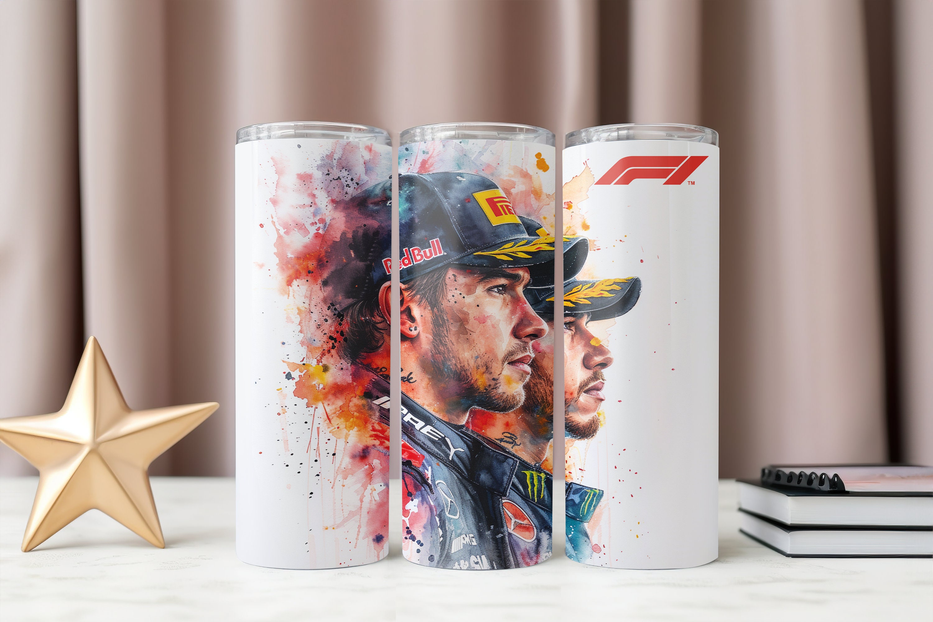 Formula One Racing Tumbler Wrap 20 Oz Sublimation Design Download ...