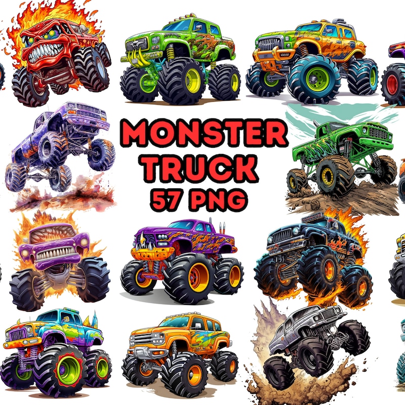 Trucks Clip Art - Etsy