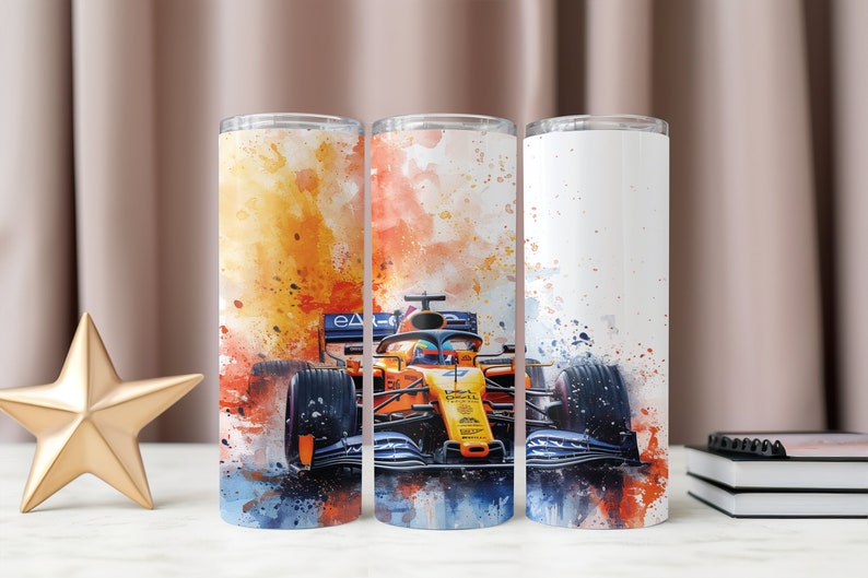 Formula One Racing Tumbler Wrap 20 Oz Sublimation Design Download ...