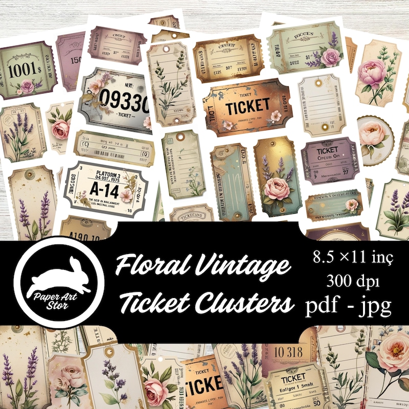 Vintage Scrap Clusters - Etsy