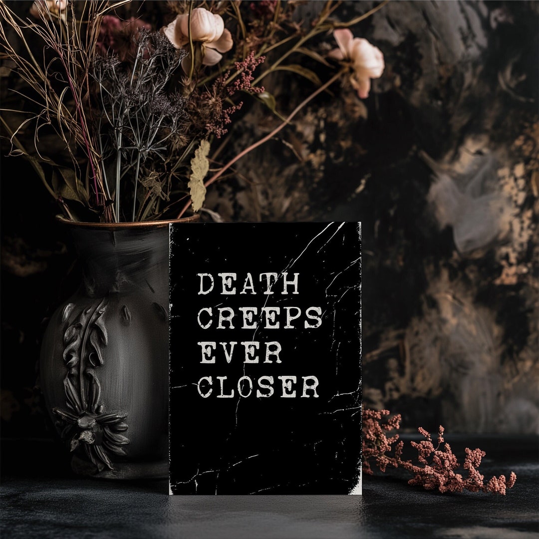 Metalhead Funny Birthday Card Alternative Unhappy Happy Goth Birthday ...