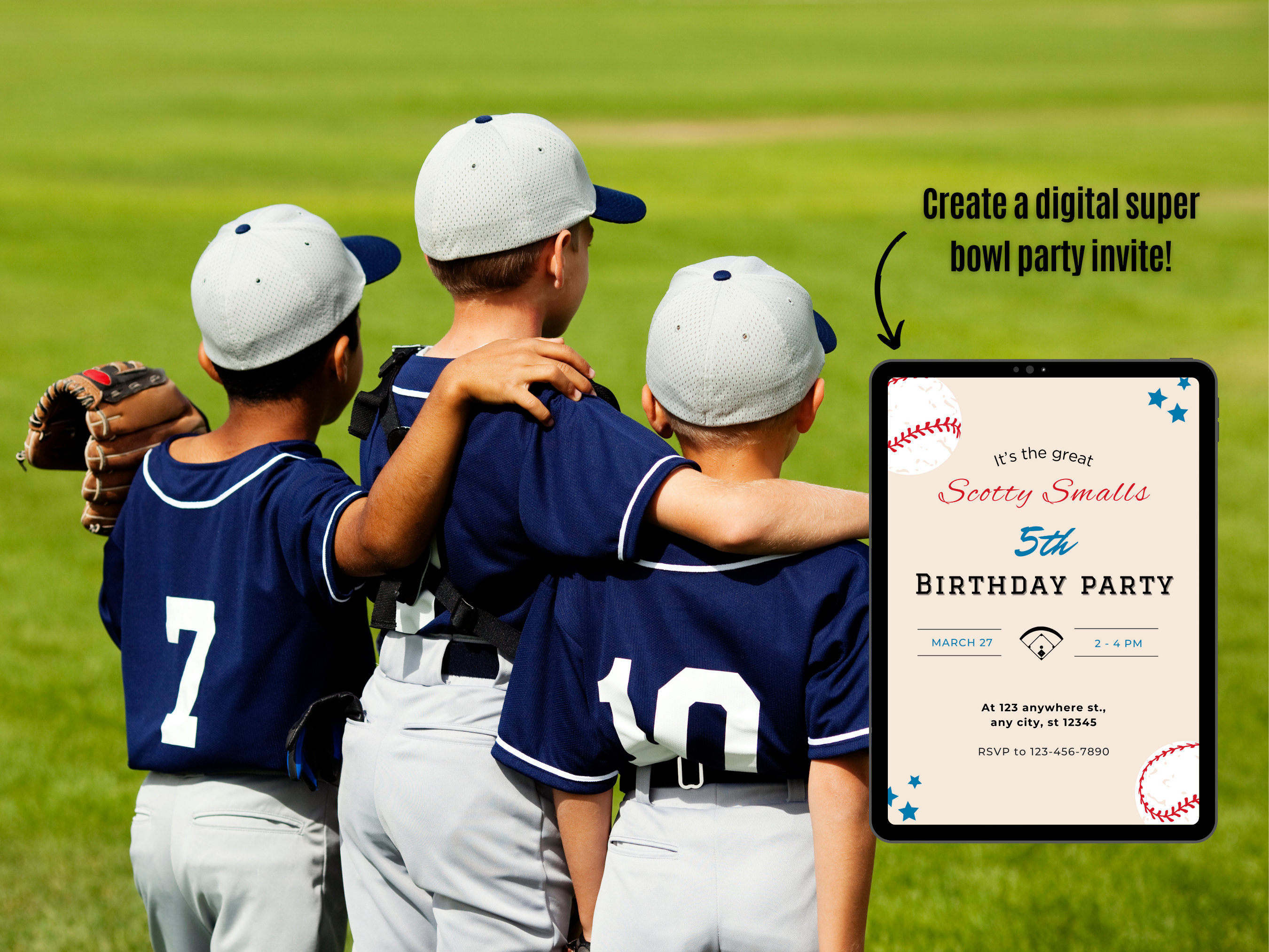 Baseball Invitation Template, Baseball Invite, Sports Invitation ...