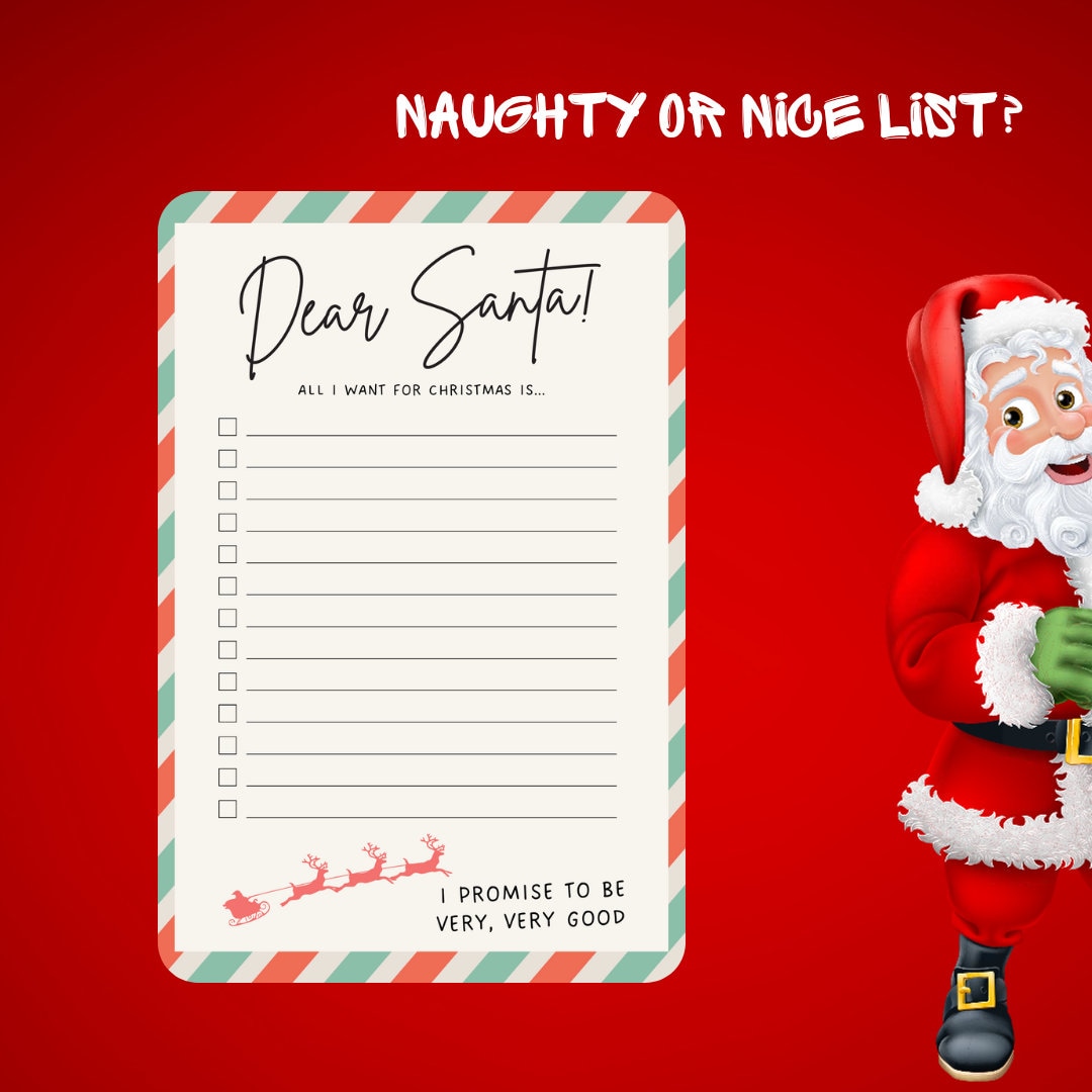 Letter to Santa, Letter From Santa, Printable Santa Letter, Santa Cam ...