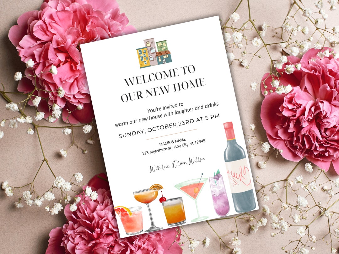 Housewarming Invitation | Housewarming | Moving in Together | Moving ...