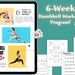 Workout Program | 6 Week Workout Program | Fitness Planner | Weight ...