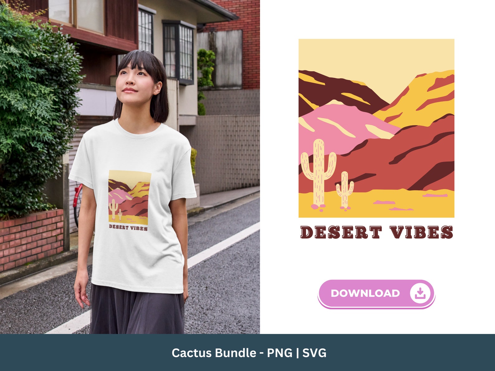 Cactus SVG Bundle, Cactus SVG File, Succulent Svg, Botanical SVG ...