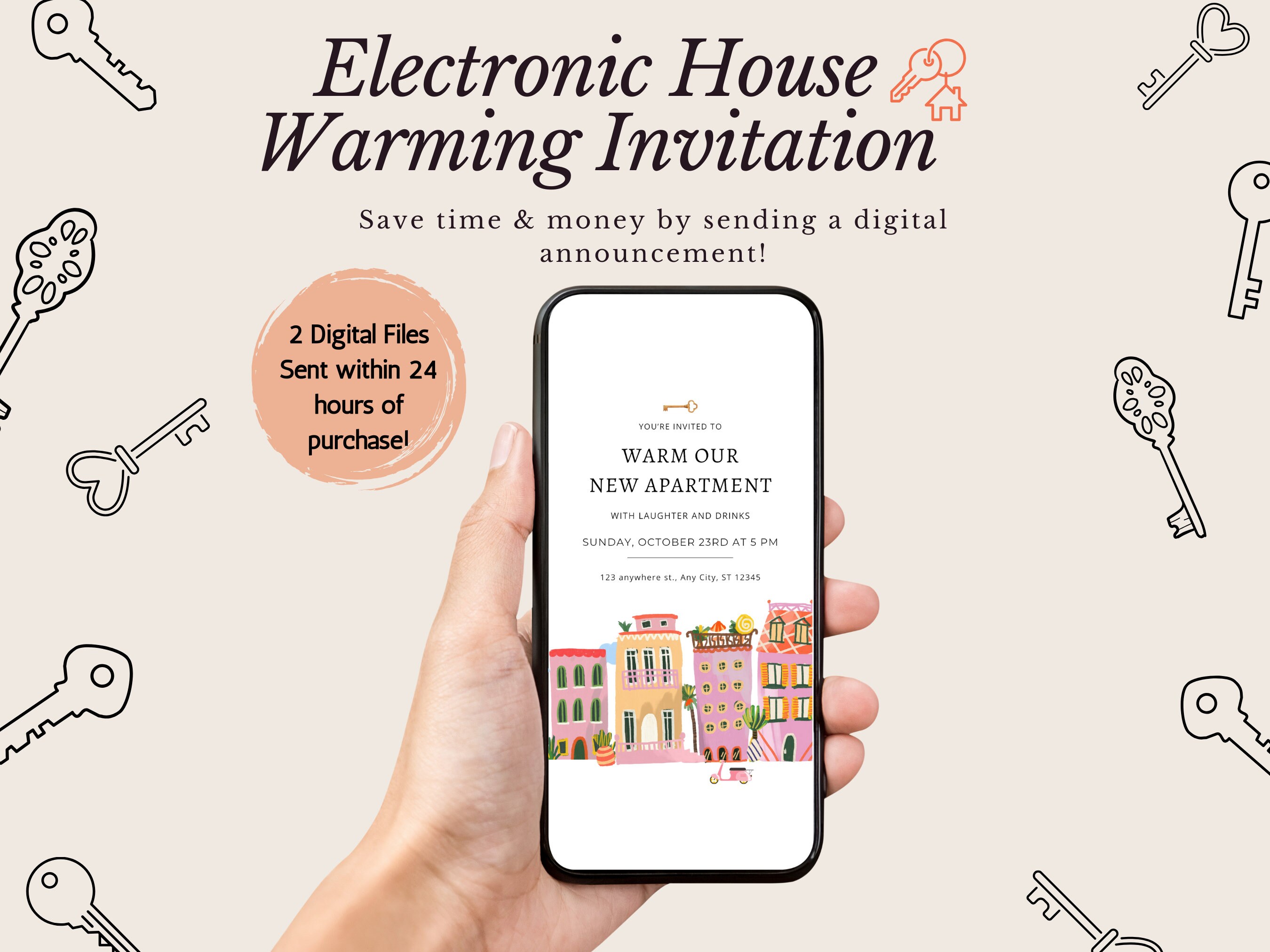 Housewarming Invitation | Housewarming | Moving in Together ...