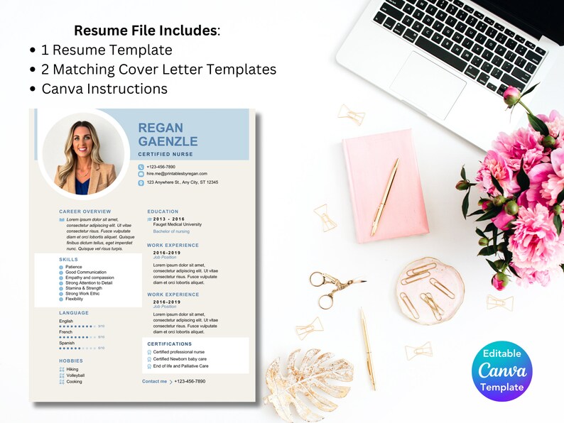 Resume Template | CV Resume Template | Professional Resume | Modern ...