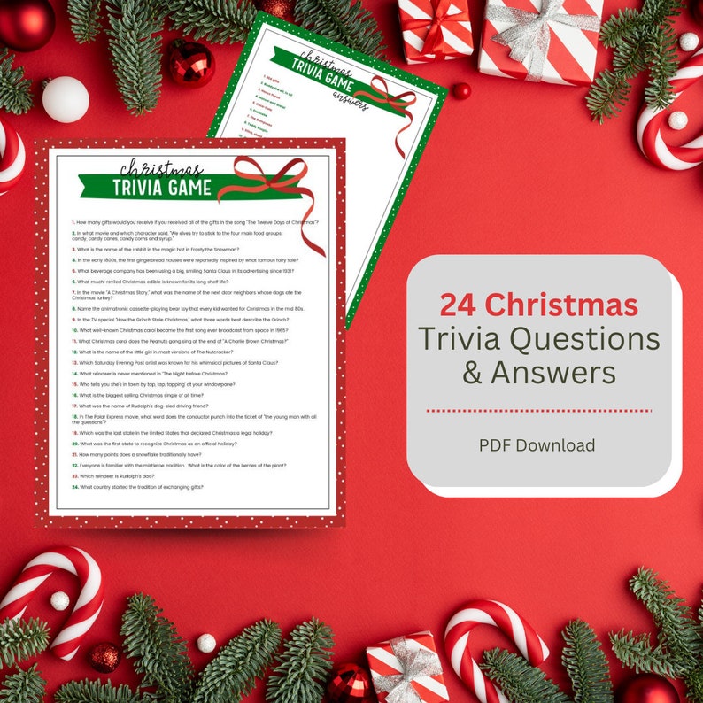 Christmas Games, Christmas Trivia, Holiday Trivia Games, Christmas ...