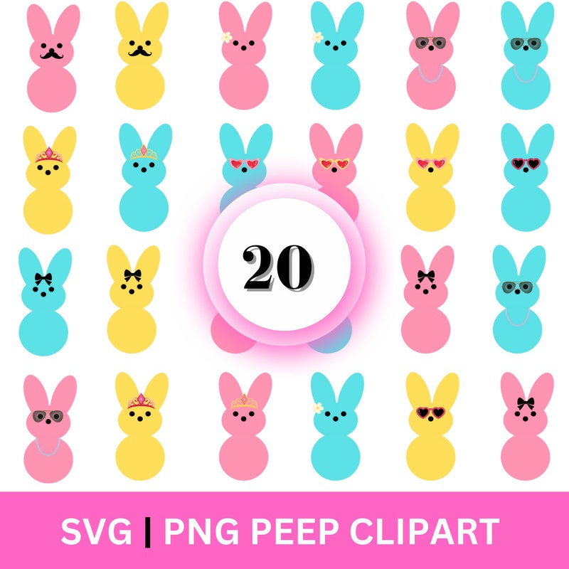 Peeps Svg - Etsy