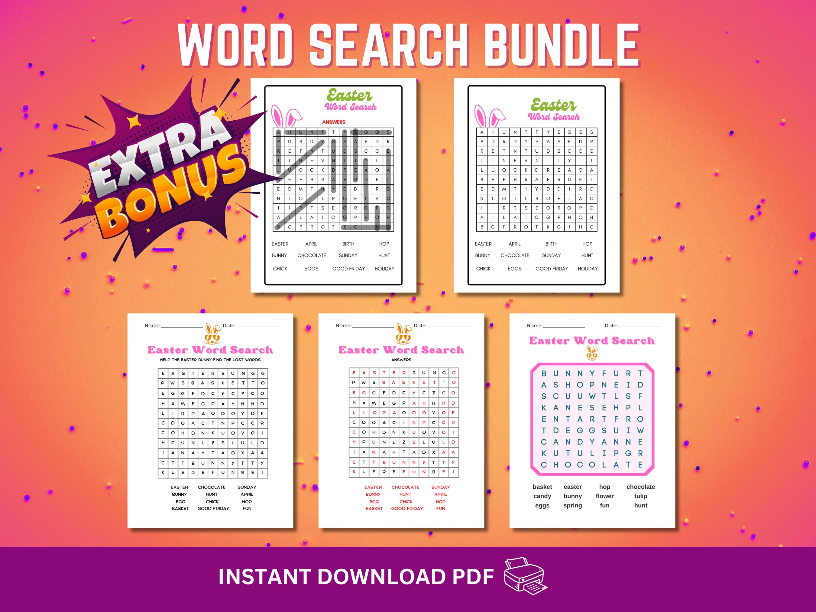 Easter Activity Worksheets, Printable Games, Activities, & Coloring ...