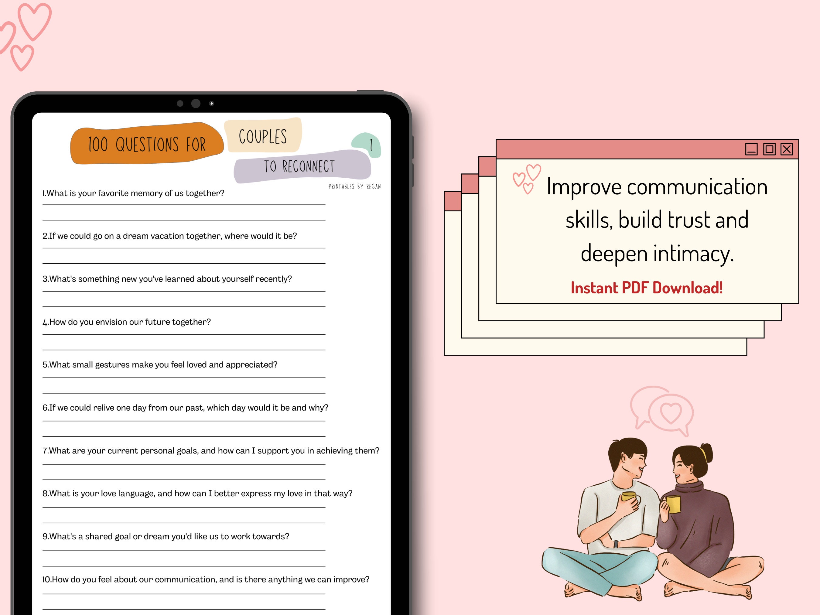 Date Night Ideas L Relationship Worksheet | Date Night | Date Night ...
