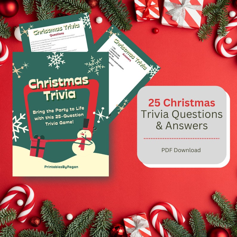 Christmas Games, Christmas Trivia, Holiday Trivia Games, Christmas ...