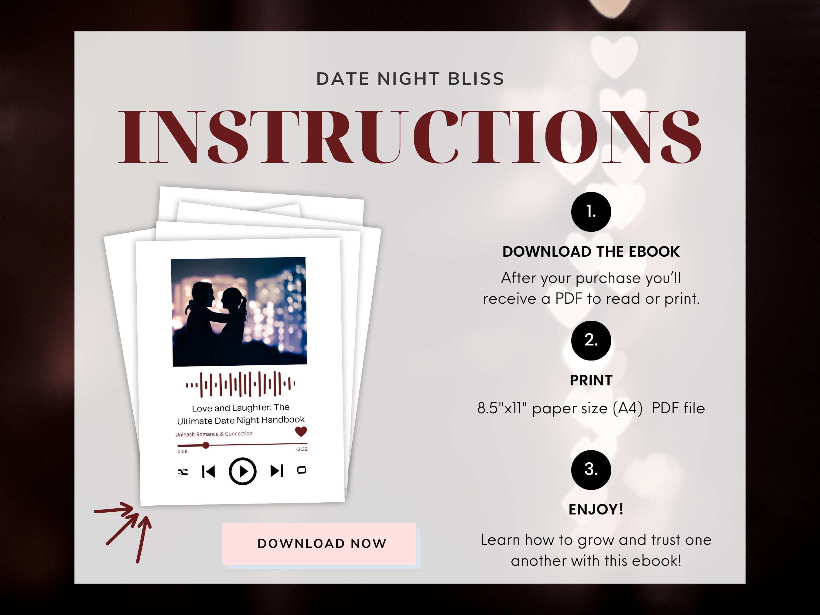 Date Night Date Night Ideas Date Night Cards Date Night Kit up to Date ...