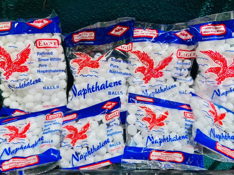 100% PURE Natural Camphor MOTH BALLS Pest Control Insect Anti Mold ...