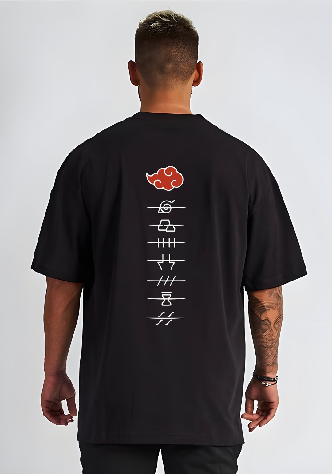 Akatsuki Red Cloud Tshirt Anime for Men Women Gym Tshirt Oversize ...