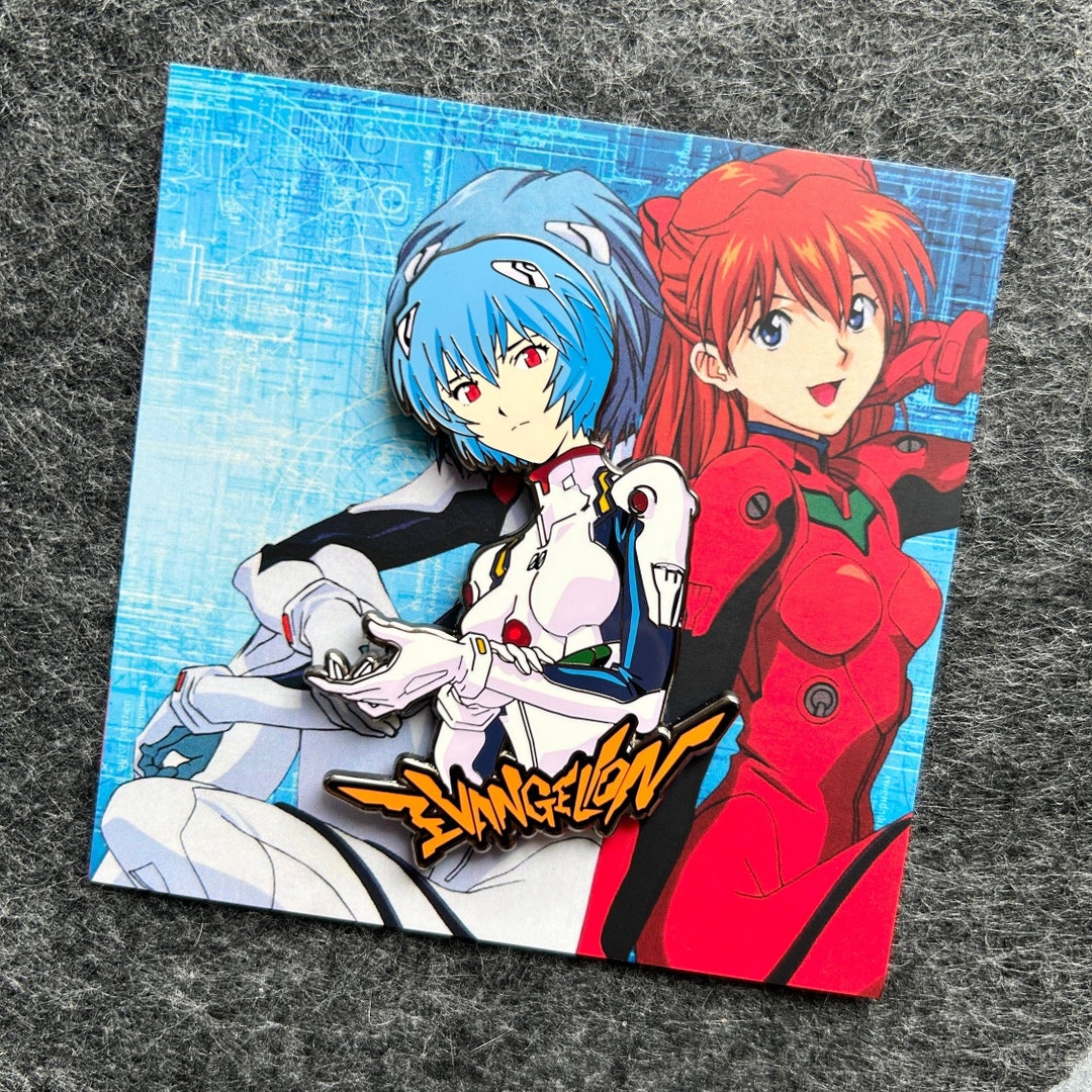 Japanese Anime Evangelion Rei Ayanami Enamel Pin Badge Handmade Kawaii ...