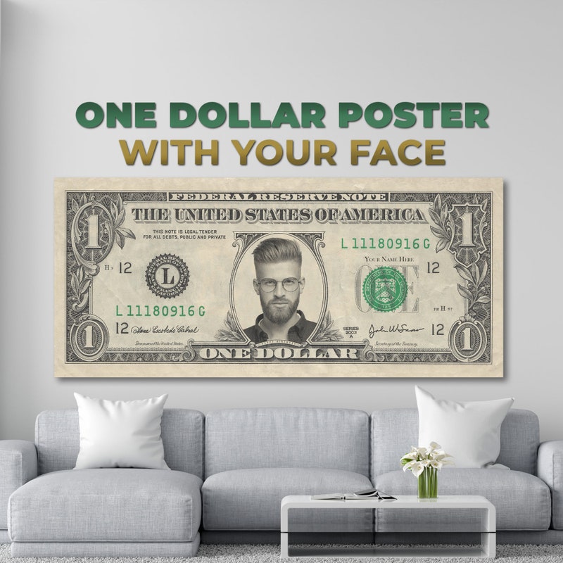 One Dollar Bill - Etsy