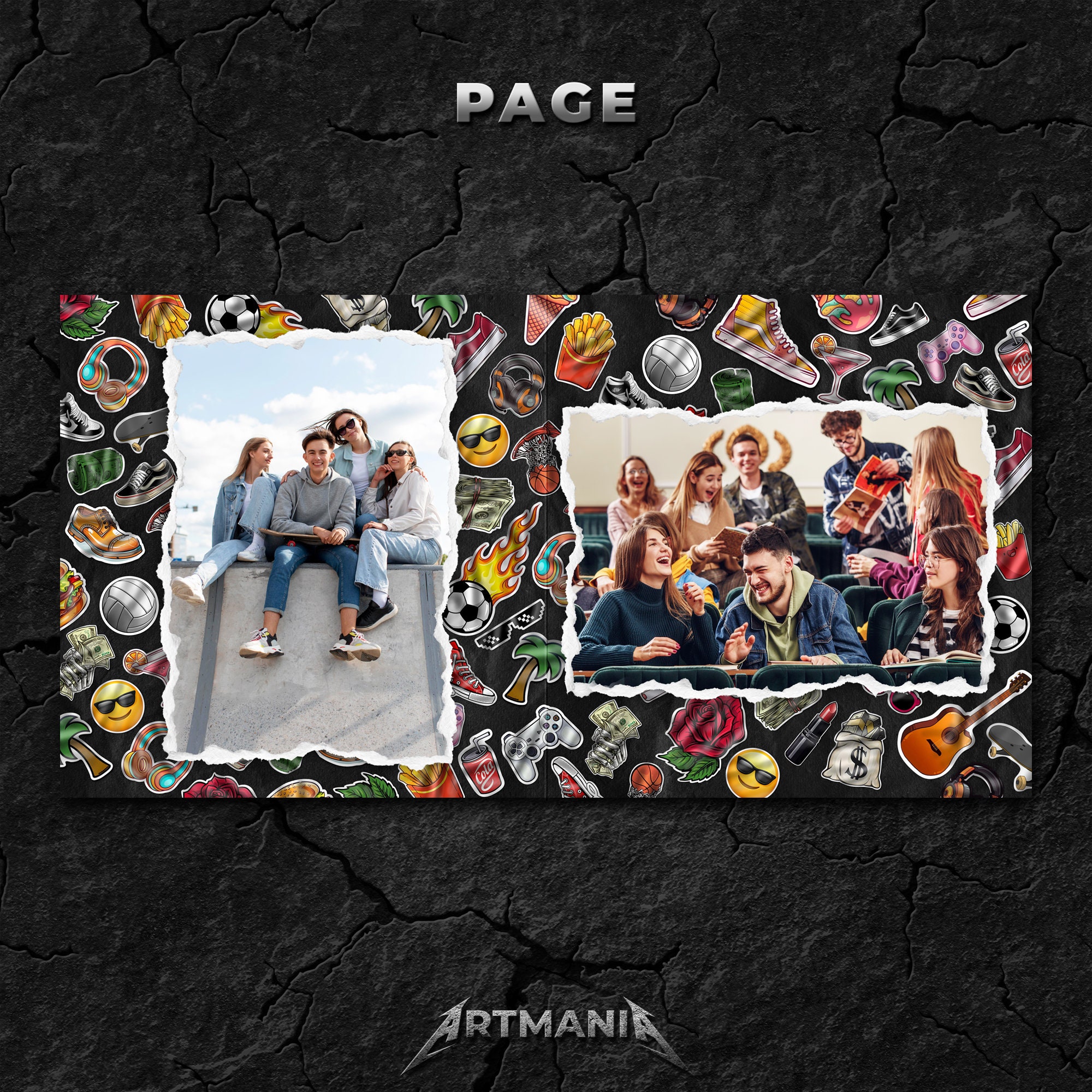 Personalized Graduation Album. Printable Senior School Years Photo Book ...