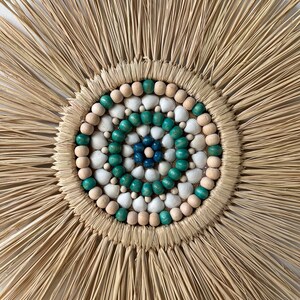 Handmade Raffia Wall Hanging Set: Boho Home Decor - Etsy
