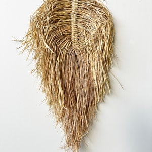 Handmade Raffia Wall Hanging: Boho Bohemian Decor - Etsy