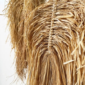 Handmade Raffia Wall Hanging: Boho Bohemian Decor - Etsy