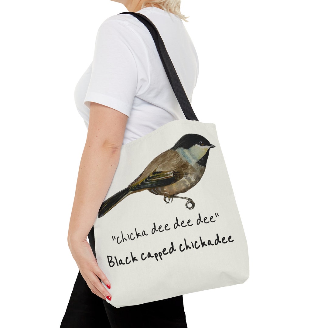 Black Capped Chickadee: Bird Mnemonic Bird Call Tote Bag - Etsy