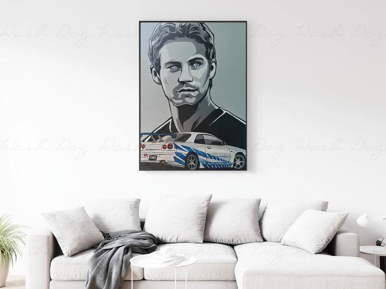 Paul Walker Poster - Etsy