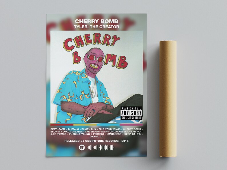Tyler the Creator Cherry Bomb Album Cover Poster Cherry Bomb - Etsy