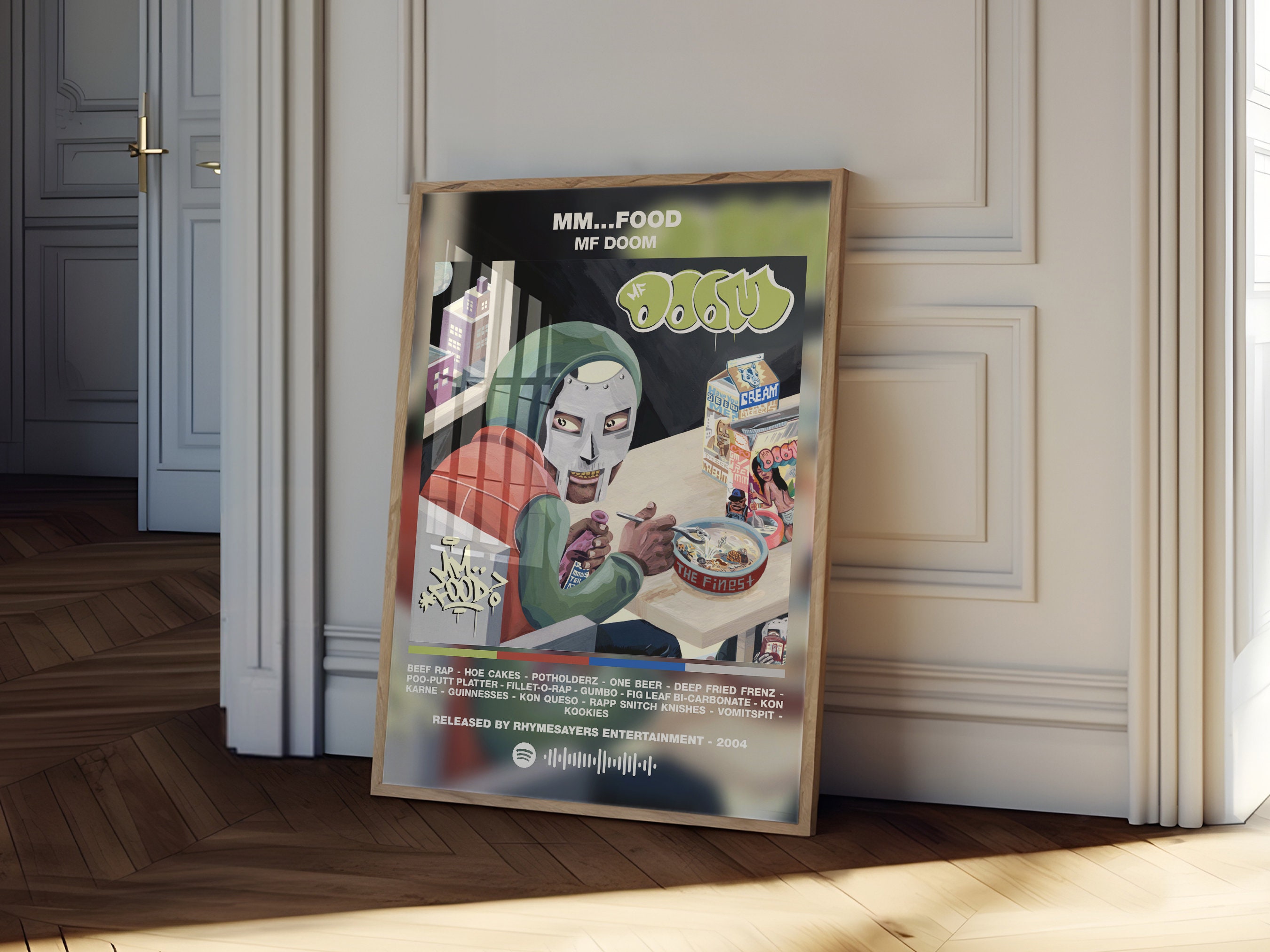 MF DOOM Mm...food Album Cover Poster Mf Doom Cover Print - Etsy