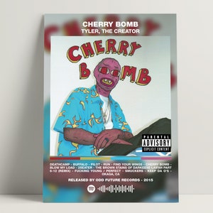 Tyler the Creator Cherry Bomb Album Cover Poster Cherry Bomb - Etsy