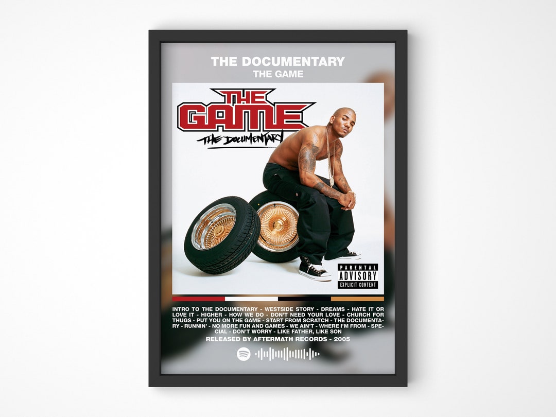 The Game Poster Album Cover Poster of the Documentary From - Etsy