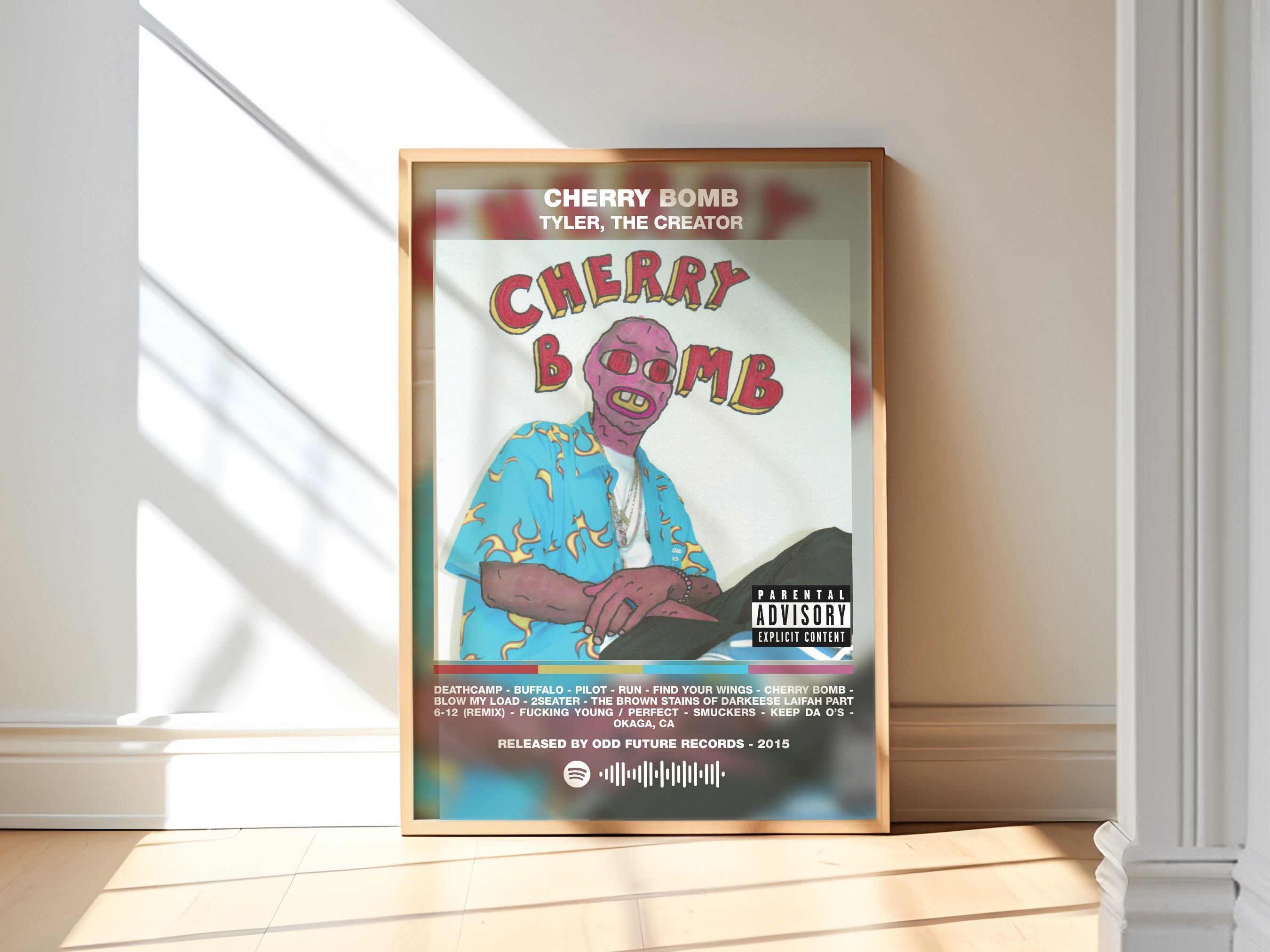 Tyler the Creator Cherry Bomb Album Cover Poster Cherry Bomb - Etsy