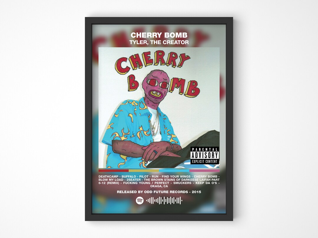 Tyler the Creator Cherry Bomb Album Cover Poster Cherry Bomb - Etsy