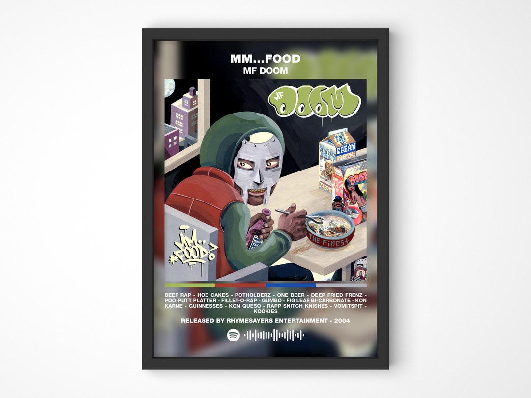 MF DOOM Mm...food Album Cover Poster Mf Doom Cover Print - Etsy