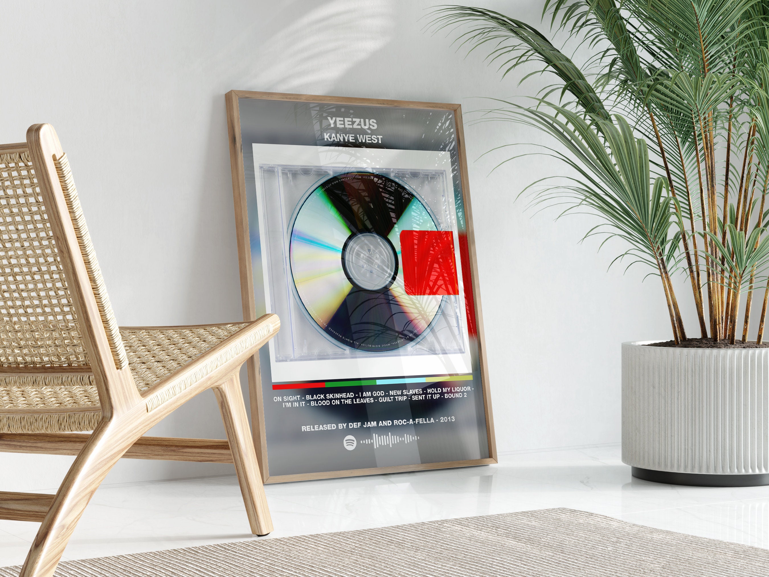 Kanye West Yeezus Album Cover Poster Kanye West Yeezus Print Etsy