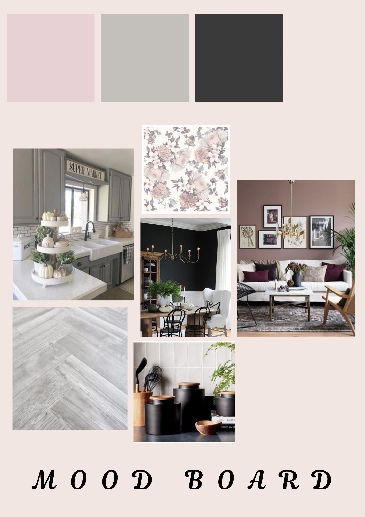 Interior Design, Mood Board, Home Decor, Furniture Selections - Etsy