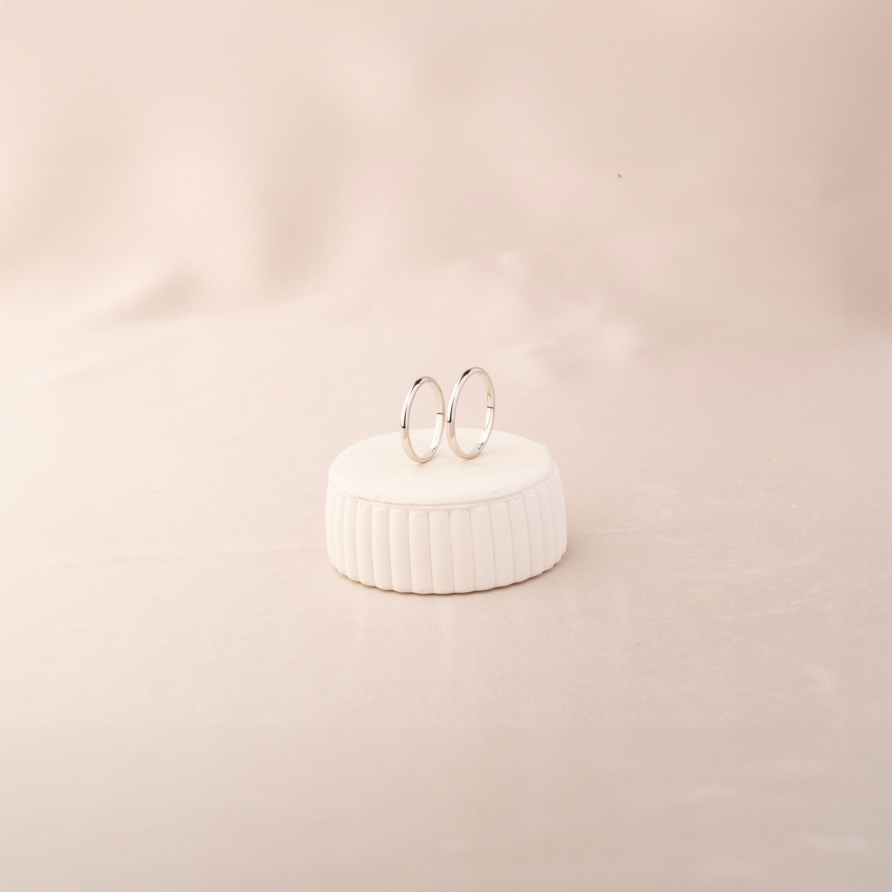 Solid Platinum Wedding Bands Thin / Thick Platinum Wedding Bands Domed ...
