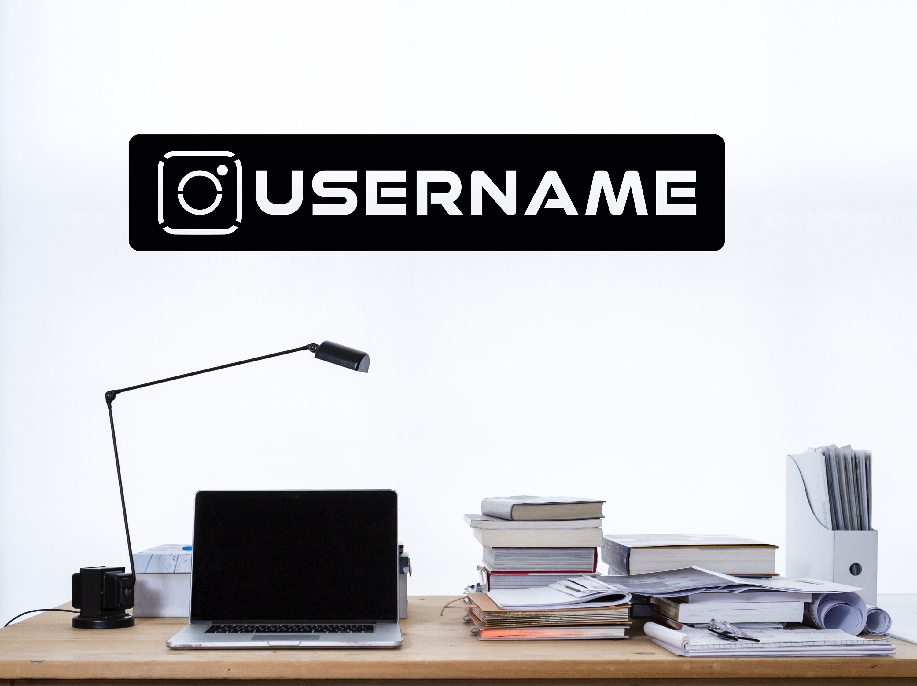 Instagram Led Sign Streamer Backdrop Instagram Panels - Etsy