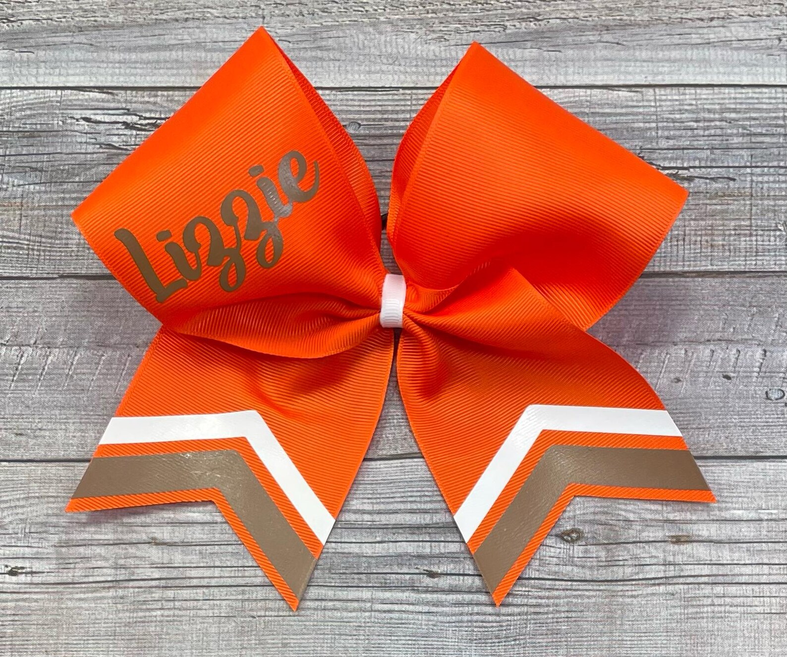 Orange and Black Cheer Bow, Orange Cheer Bow, Black Orange Cheer Bow ...